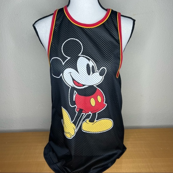 Disney | Tops | Disney Mickey Mouse Mesh Jersey Tank | Poshmark